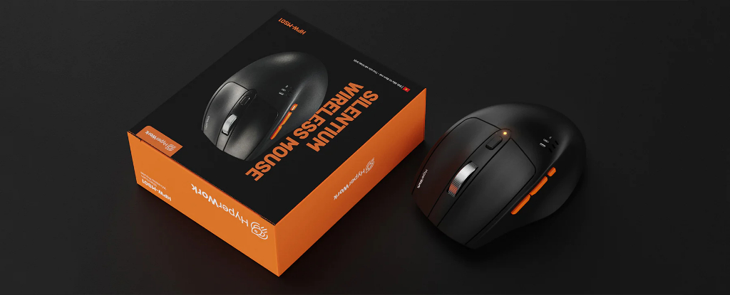 Chuột không dây HyperWork Silentium MS01 / Silentium Mini MS01M (Switch ...