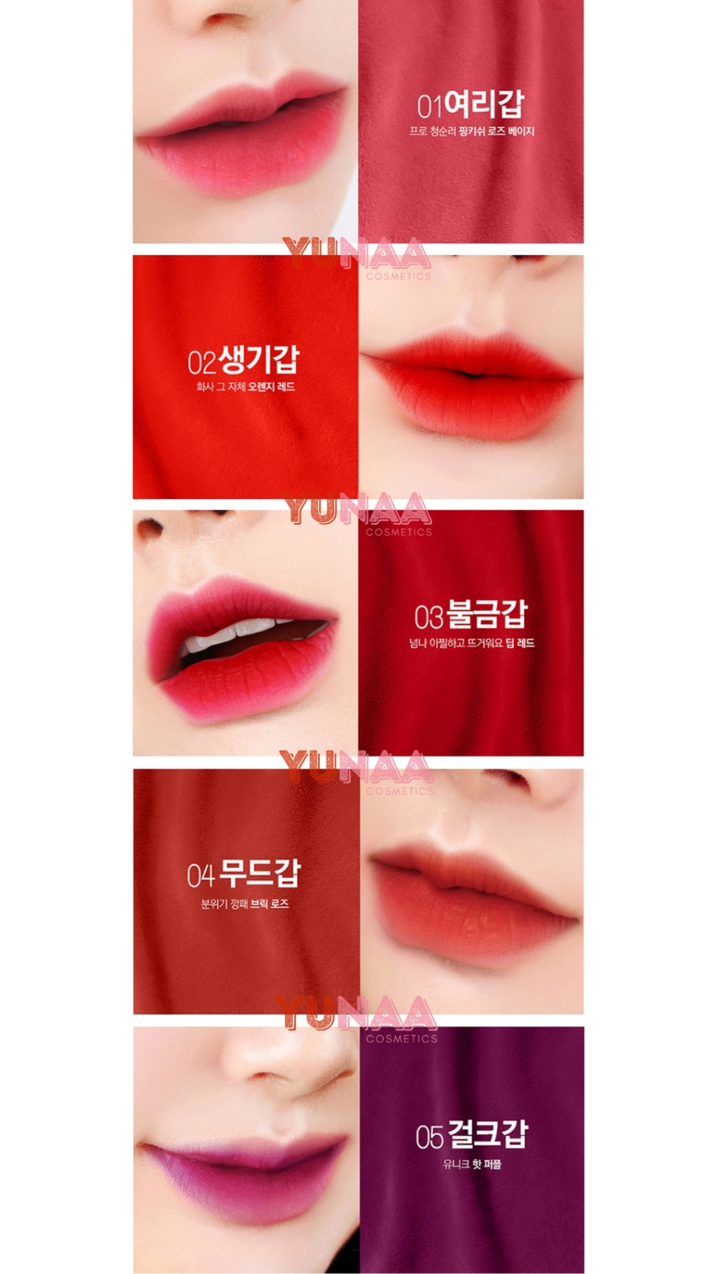 [Y097] Son kem Bbia Last Velvet Lip Tint - Son Bbia Full màu 02 04 12 ...