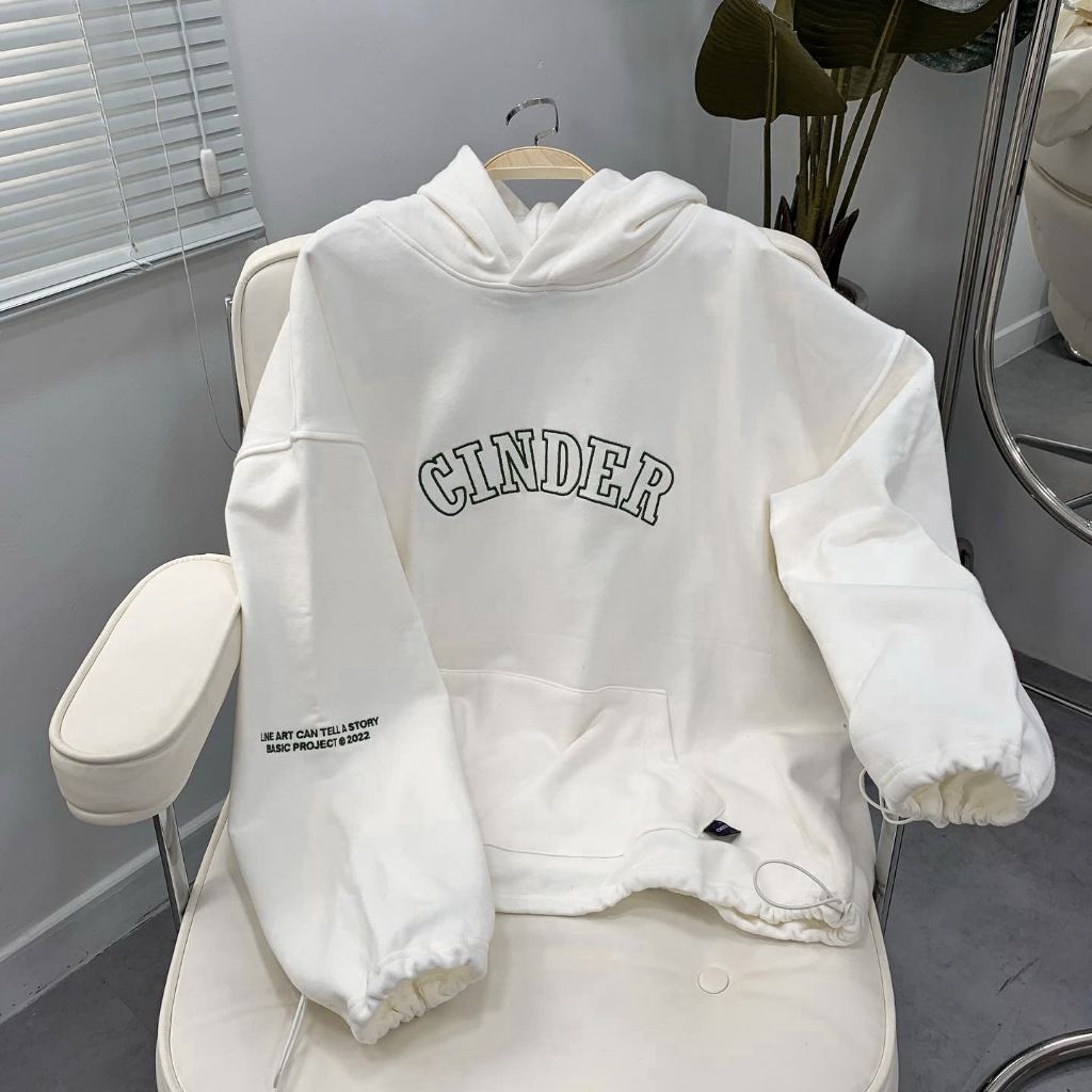 Áo Hoodie Cinder Academy, Áo Hoodie Zip Nam Nữ Form Rộng Thêu Cao Cấp ...