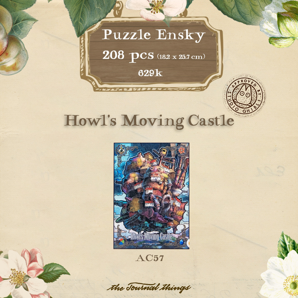 Puzzle Ensky Ghibli Crystal 208pcs (Xếp Hình Ensky Trong Suốt Tranh ...
