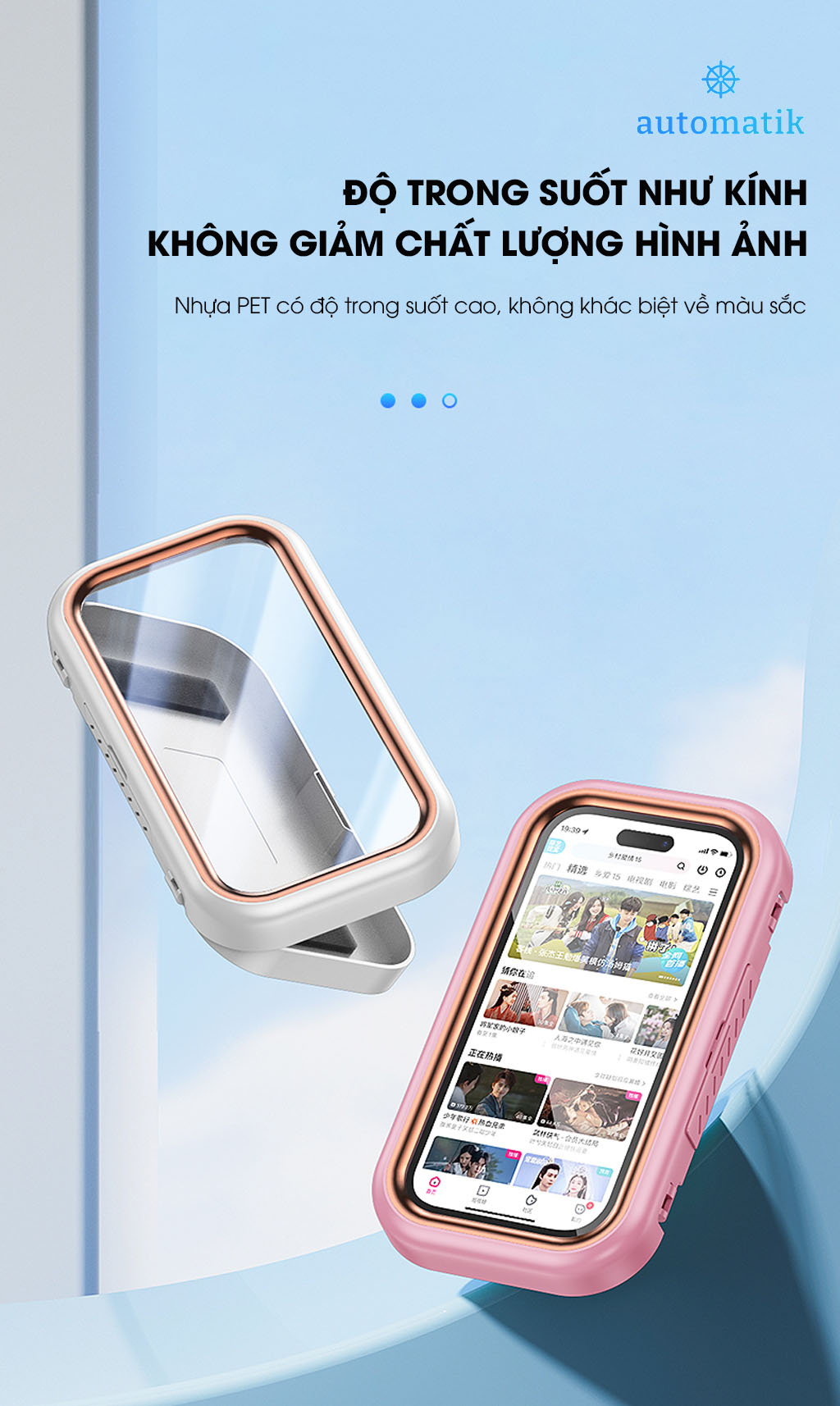 Hộp Đựng Điện Thoại Nhà Tắm Chống Nước 360 Độ Treo Tường Cảm Ứng Giá Đỡ ...