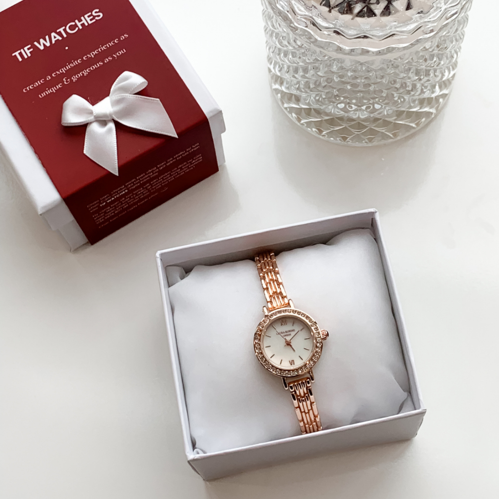 Đồng hồ đeo tay LAURA Rose Tif Watches Thời Trang Sang Trọng Chống Nước ...