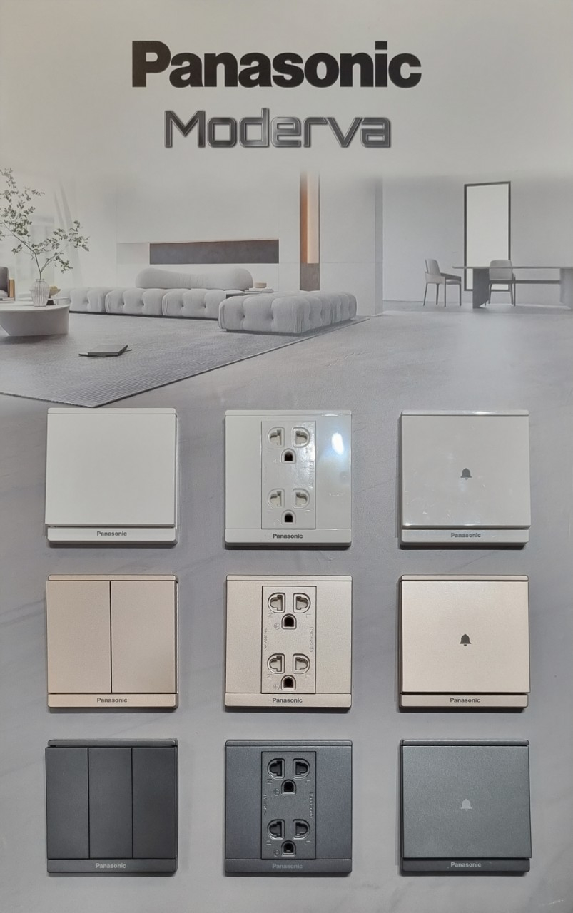 Công tắc 1 chiều vuông Moderva có chỉ báo dạ quang - Panasonic | Shopee ...