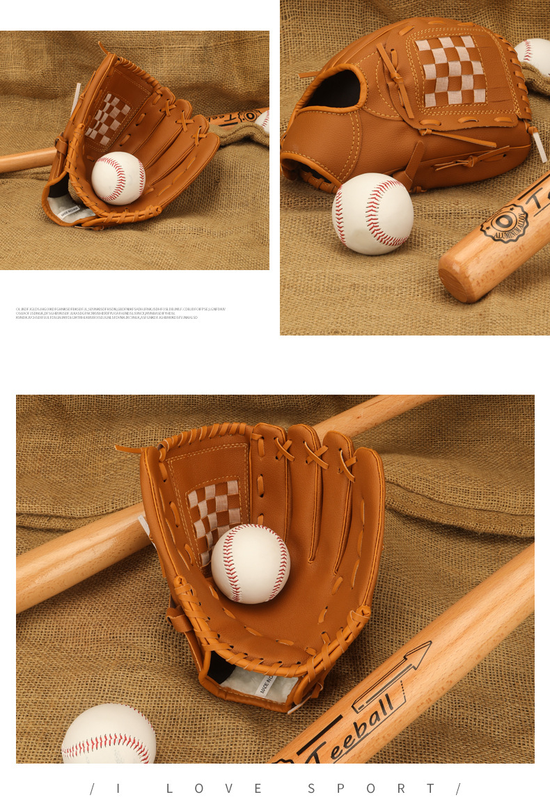 Găng Tay Chơi Bóng Chày Chuyên Dụng, Da PU Cao Cấp KUNO SPORT GTBC001 ...