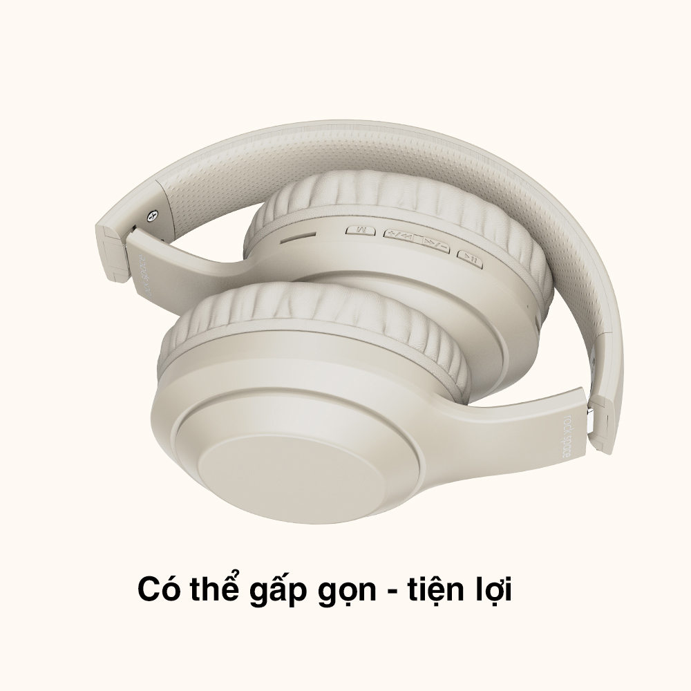 Headphone tai nghe bluetooth không dây chụp tai Rockspace O2 nghe nhạc ...
