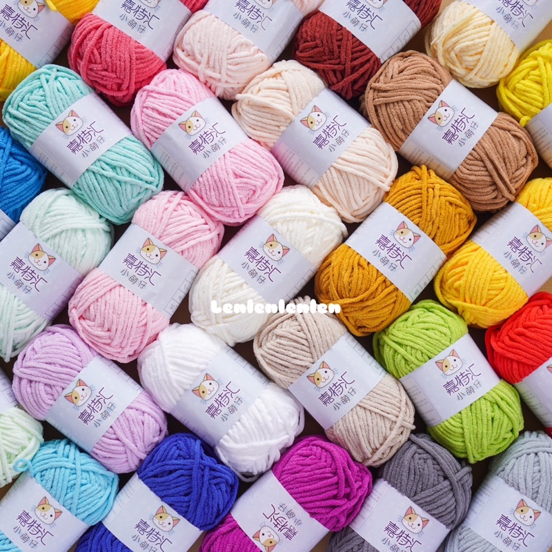 Len Nhung Mèo-Móc Thú Bông [Len Lẻn Lèn Len Shop] | Shopee Việt Nam