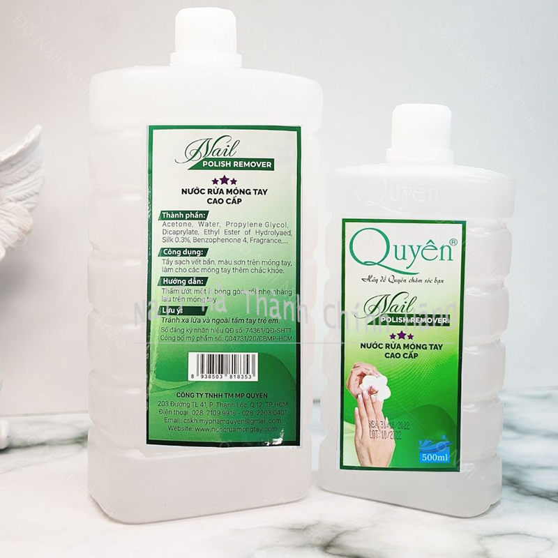 Axeton nước rửa móng tay Quyên cao cấp chính hãng phụ kiện nail Chính ...