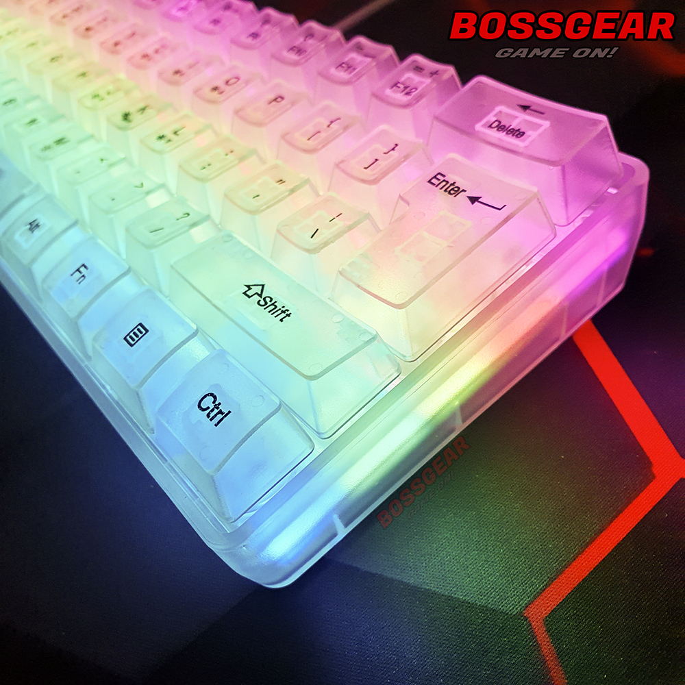 Bàn phím giả cơ V700 RGB Layout 60% Phím Trong Suốt | Shopee Việt Nam