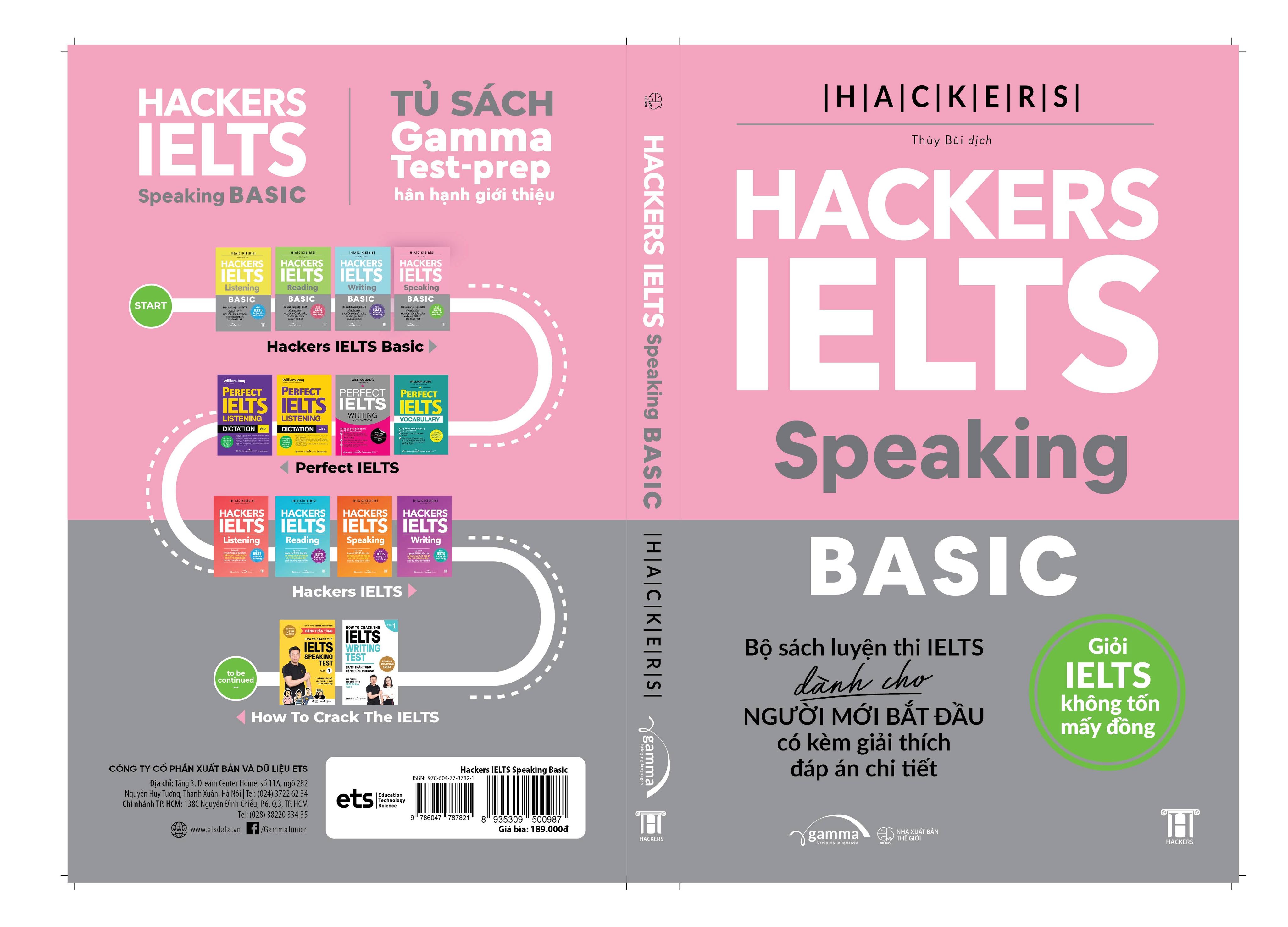 Bộ Sách Hackers IELTS Basic - Vững Nền Tảng Bứt Phá 7.0 IELTS (Reading+Listening+Writing ...