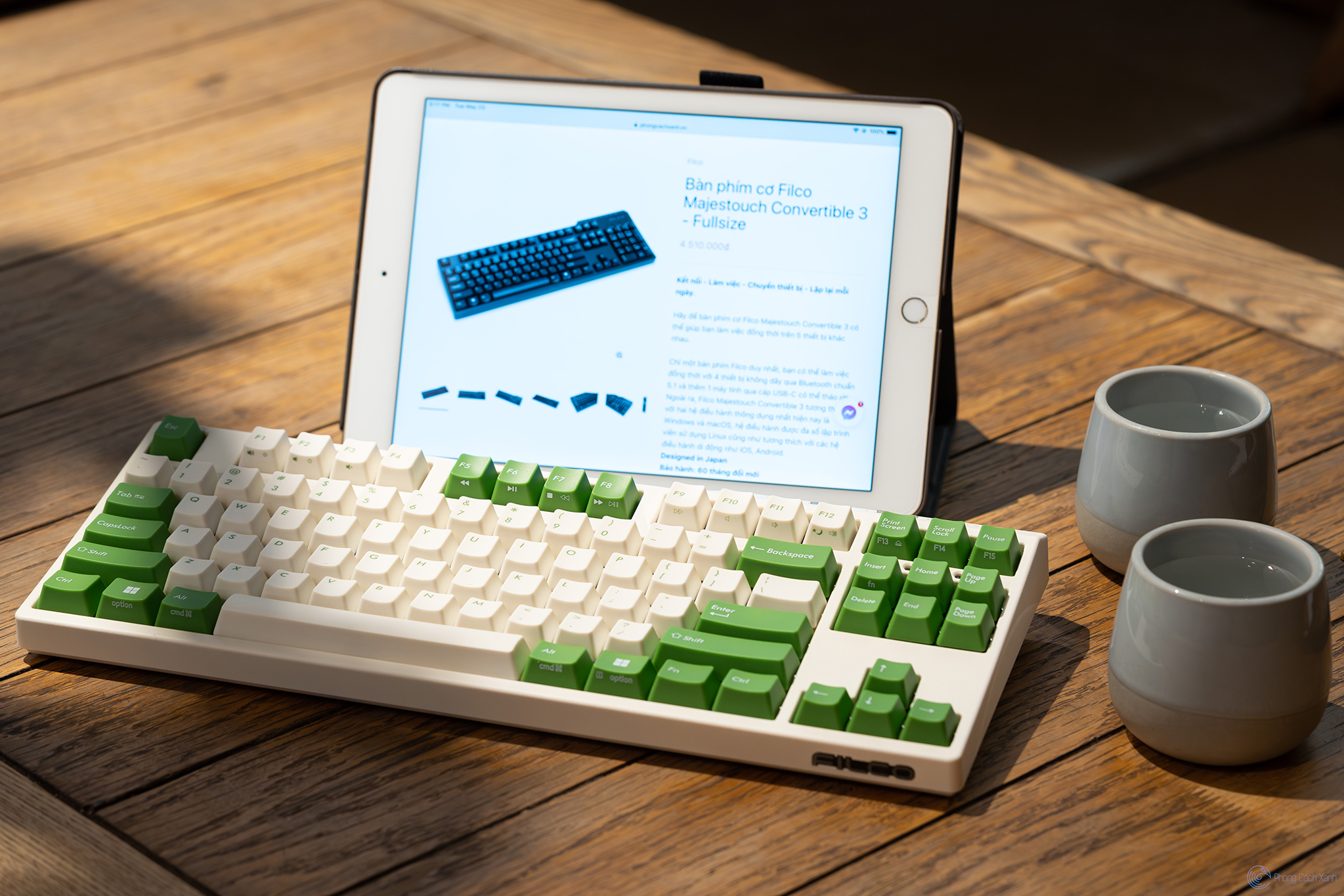 Bàn phím cơ Filco Majestouch Convertible 3 Matcha Fullsize/TKL - Hàng ...
