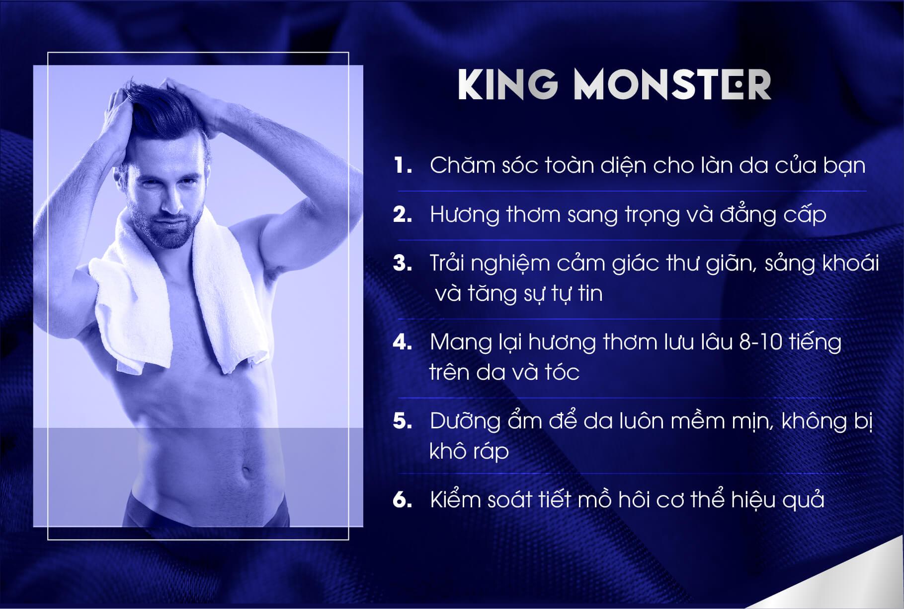 Combo 2 Sữa tắm gội nam King Monster 3 in 1 hương nước hoa cao cấp ...