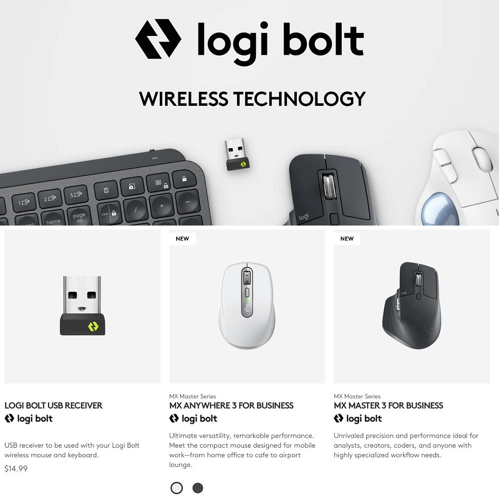 Đầu thu chuột phím Usb Logitech Logi Bolt USB Receiver - Chính hãng ...