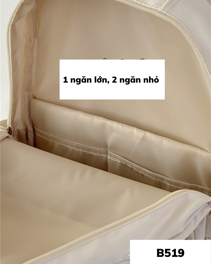 Balo nữ đi học nhiều ngăn size lớn thời trang giá rẻ phong cách học sinh cấp 2 cấp 3 hàn quốc ...