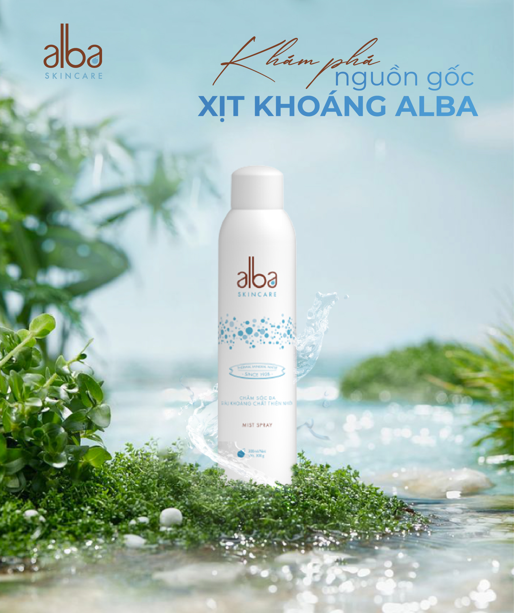 [Alba] Xịt khoáng ngăn ngừa lão hóa và dưỡng ẩm cho da_ALBA SKINCARE ...