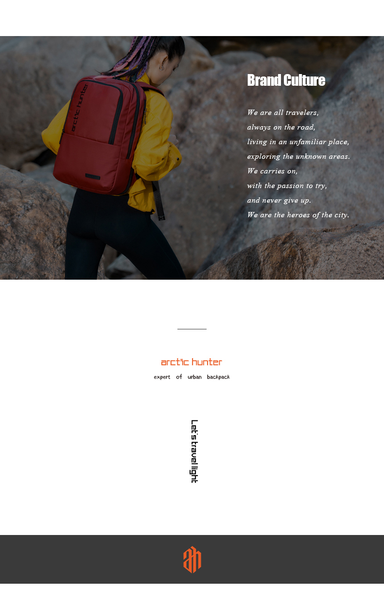 Balo laptop Arctic Hunter B00529 đựng máy tính 15.6 inch, chất liệu Oxford chống thấm nước ...