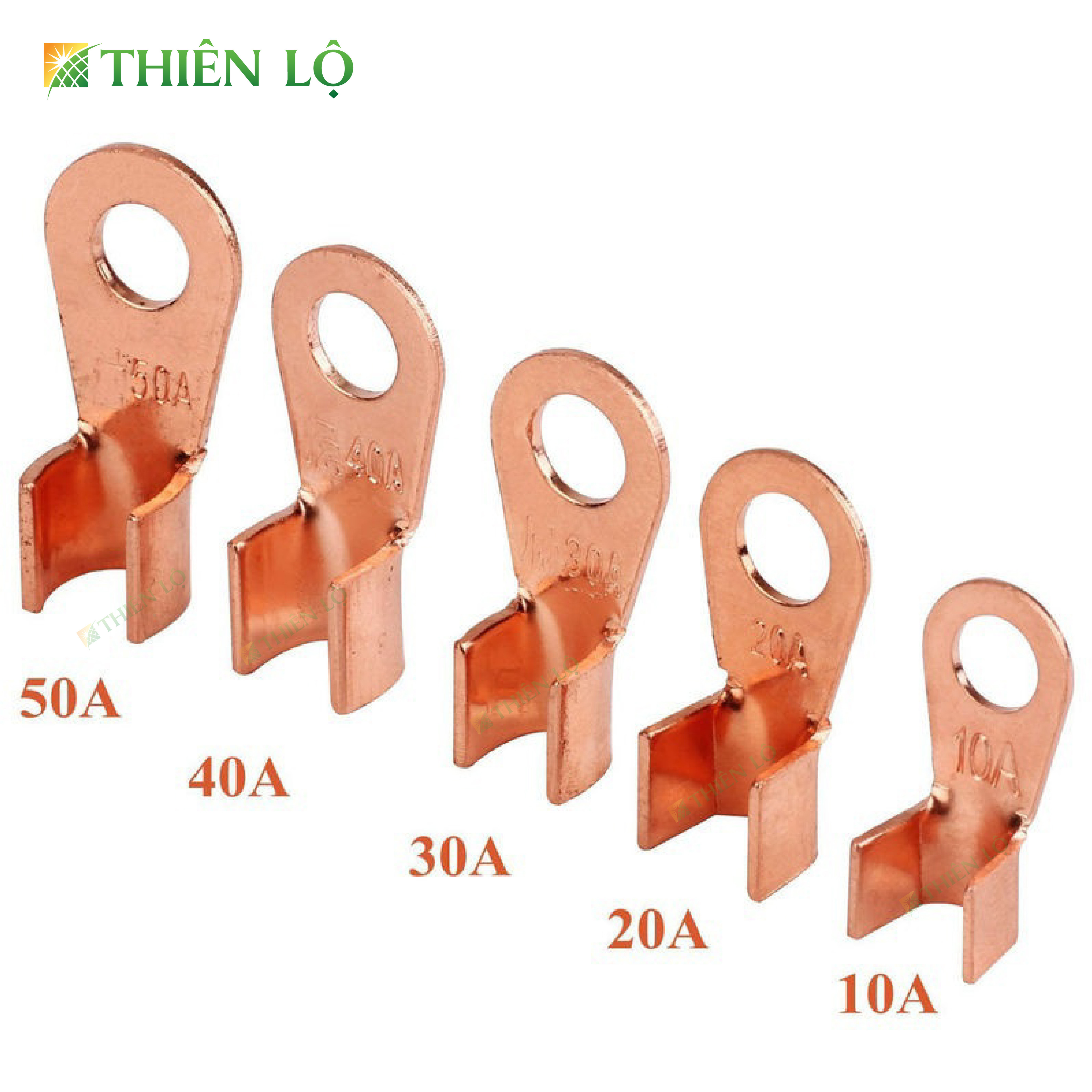 Đầu Cos Đồng Đỏ Nối Dây Điện Siêu Dầy OT 10A 20 30 40 50 100 150 200 300A siêu chắc chắn Thiên ...