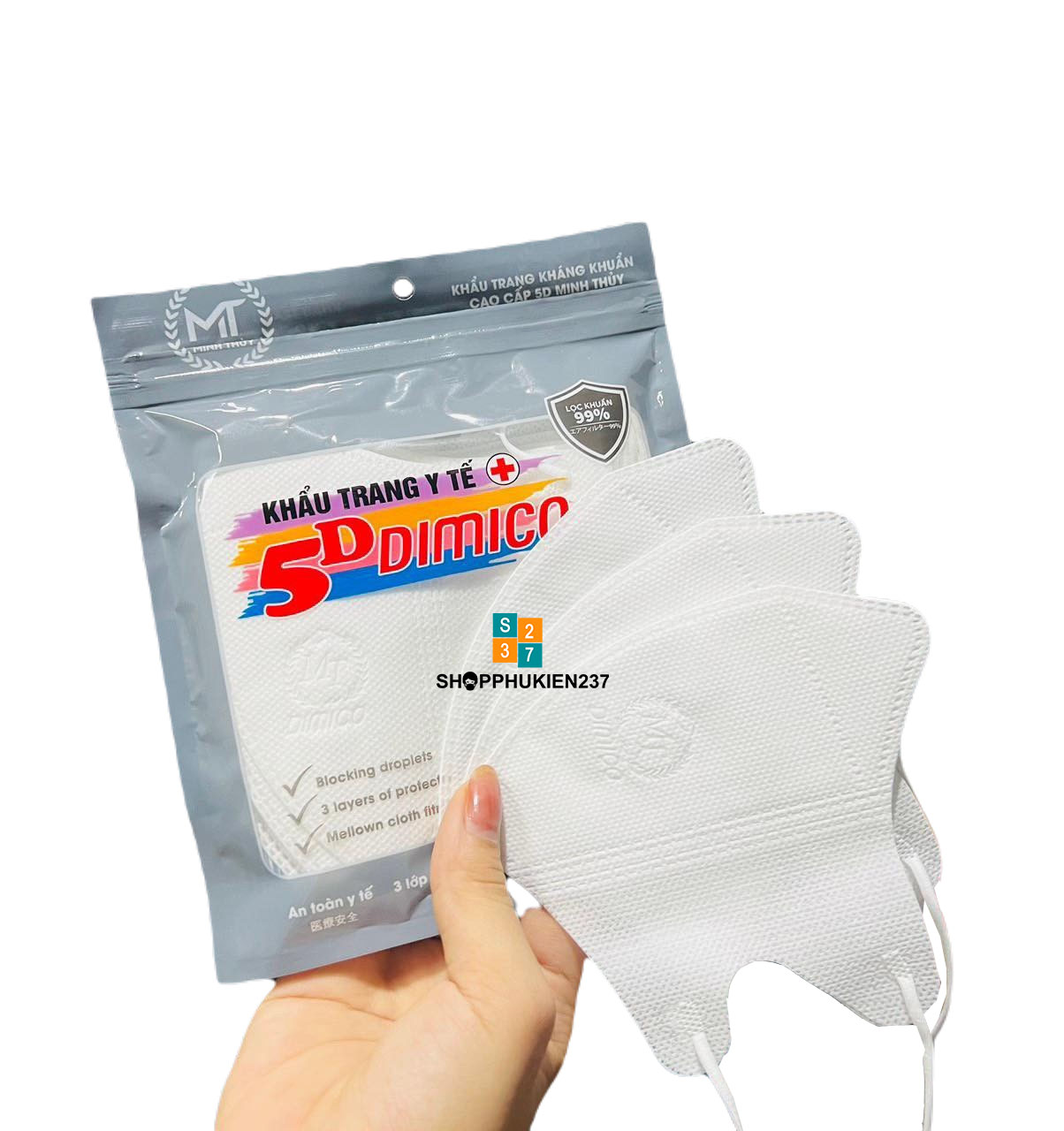 (Xả kho) THÙNG 100 cái khẩu trang 5D Mask Dimico Hàng Công Ty | Shopee ...