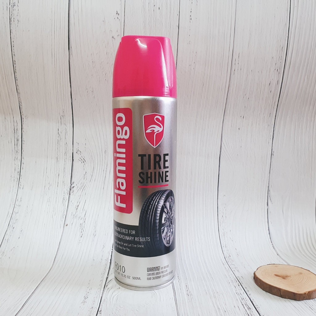 Dưỡng Bóng Vỏ Lốp Ô Tô Flamingo F010- Phục Hồi Nhựa Đen 500ml | Shopee ...