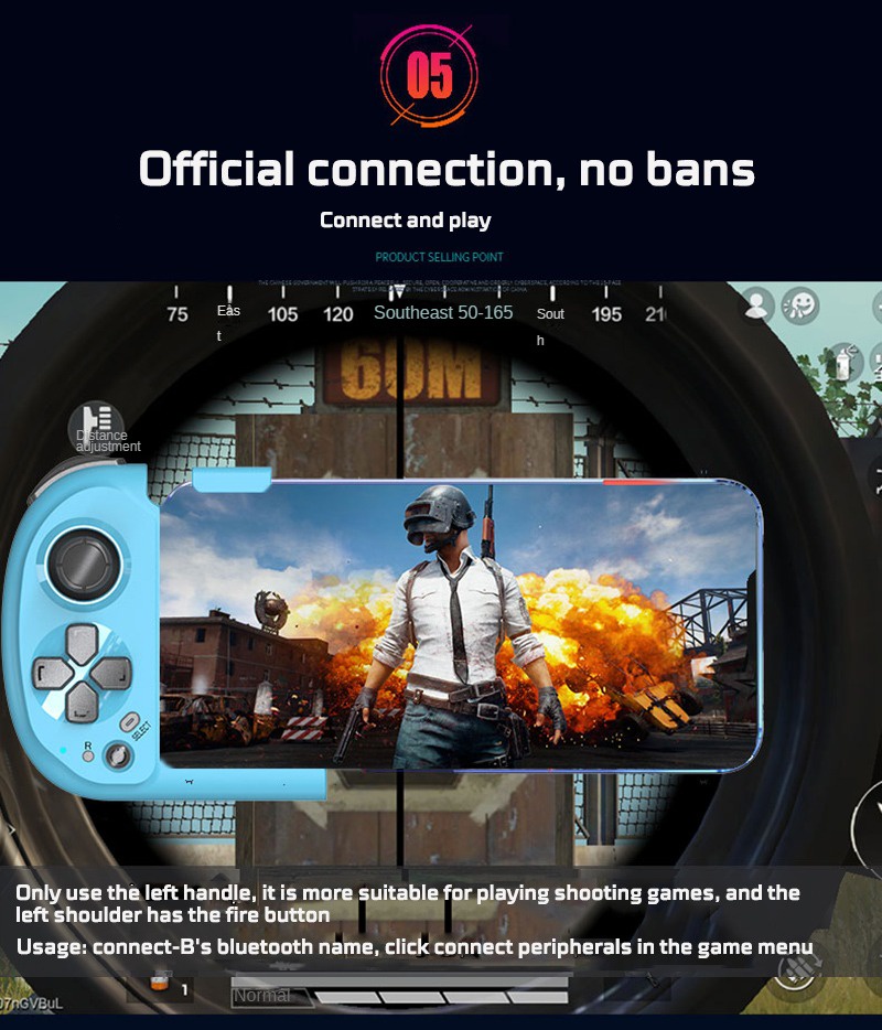 Tay Cầm Chơi Game MOCUTE 061 Kết Nối Bluetooth Không Dây Cho ANDROID ...