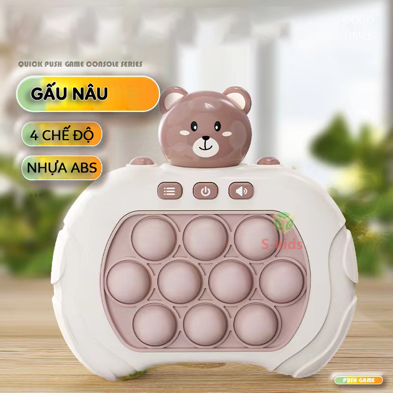 Đồ chơi PopIt điện tử, bộ trò chơi luyện phản xạ cho bé Skids | Shopee ...