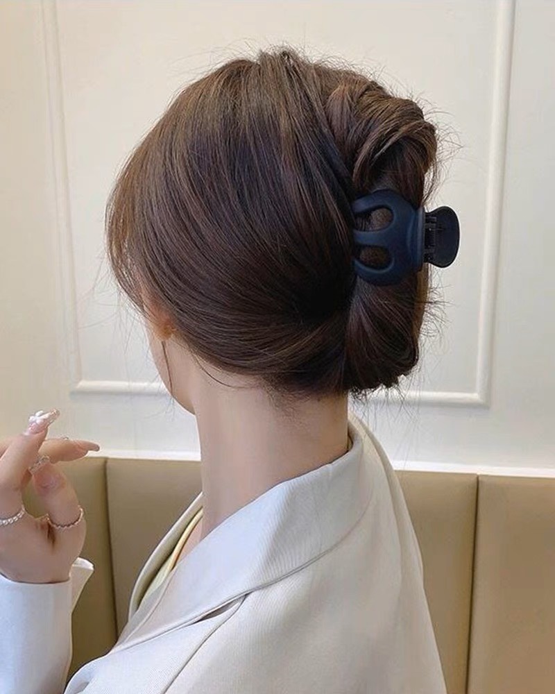 Kẹp tóc càng cua cute 6 răng chữ M tạo kiểu đuôi ngựa phong cách hàn ...