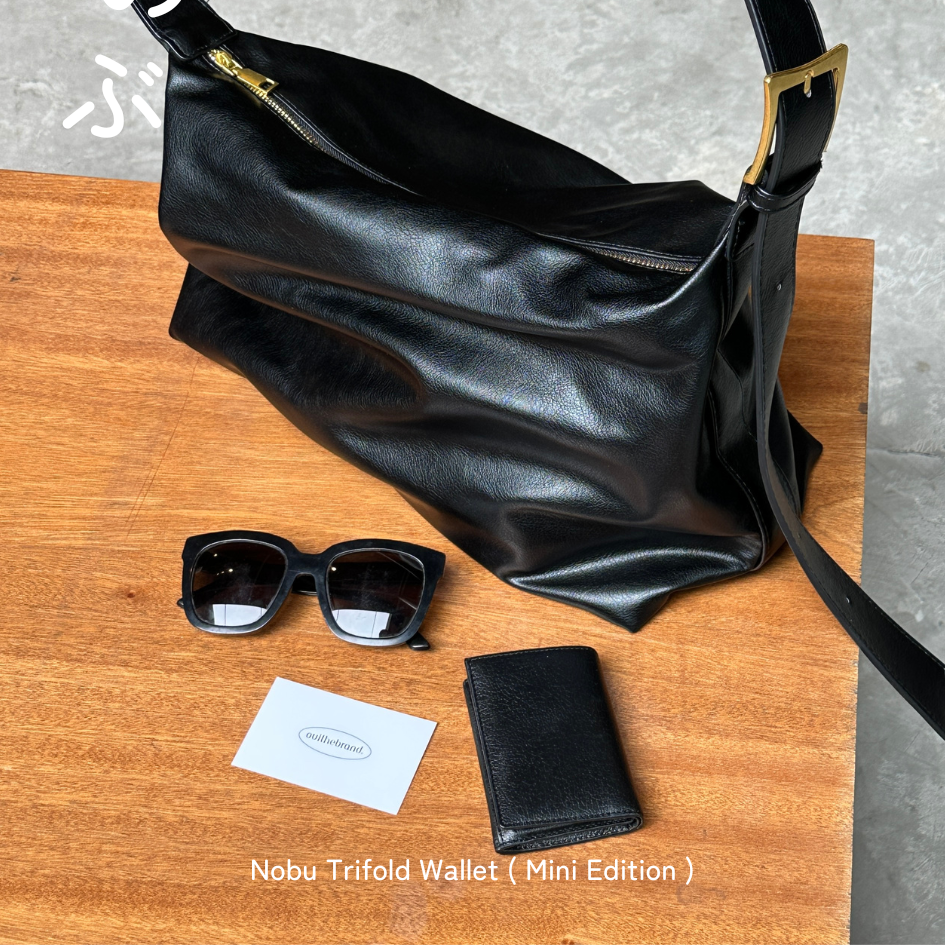 Nobu のぶ Mini Trifold Wallet - Ví Mini Gập Ba Nobu ( OUI THEBRAND ...