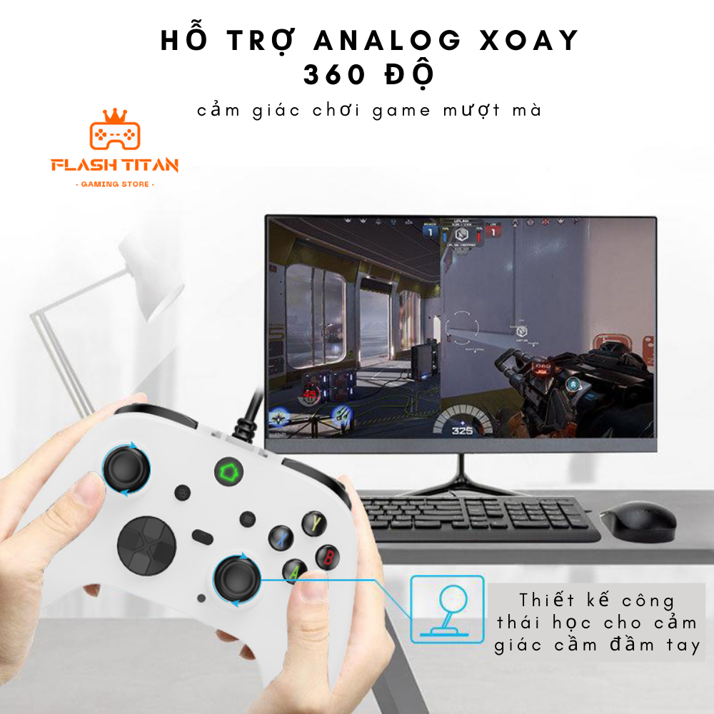 Tay Cầm Chơi Game A102L Phiên bản 2025 - Tay cầm chơi game Fo4 Analog ...