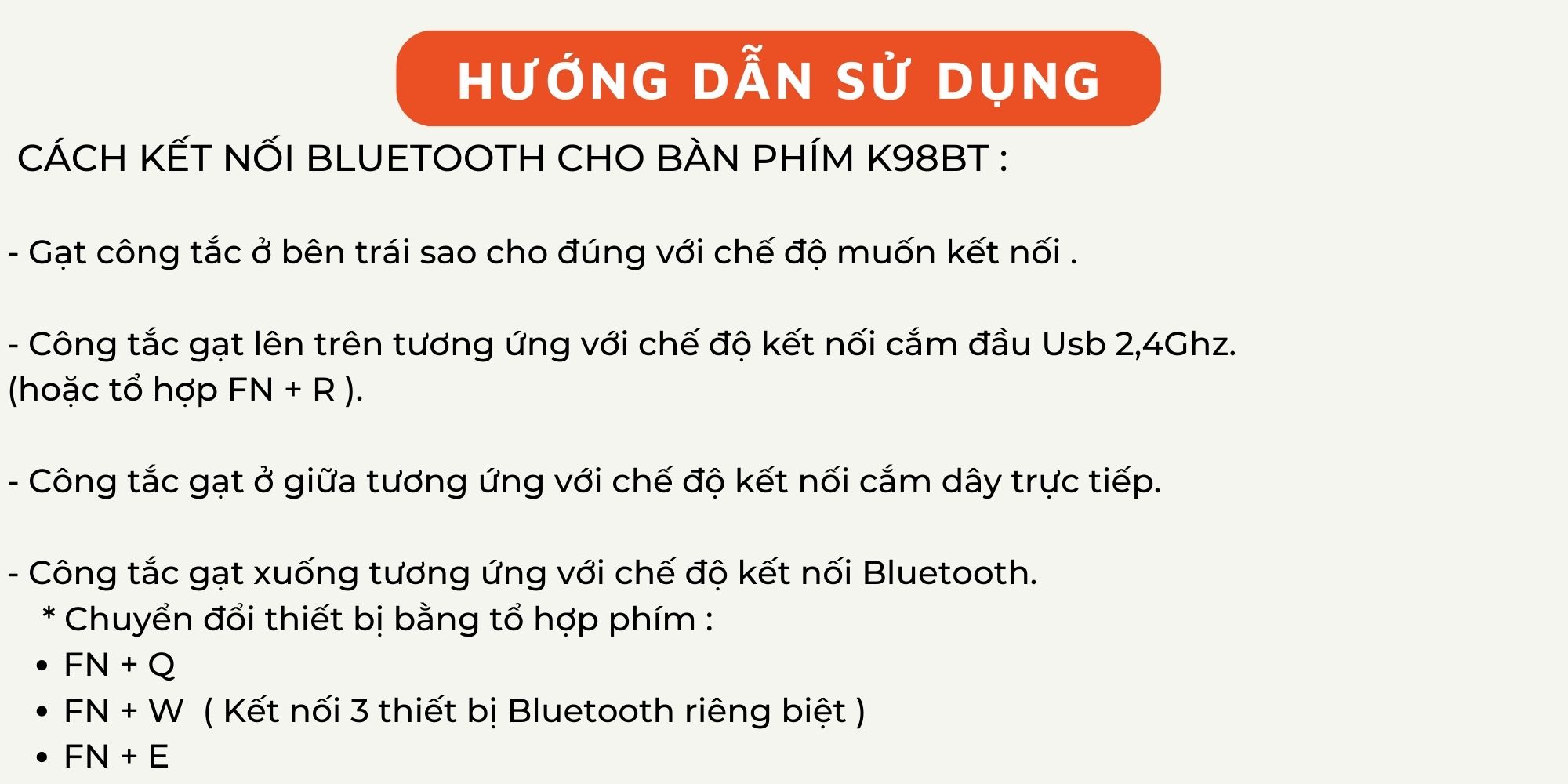 Bàn Phím Cơ Bluetooth Không Dây Full Size K98BT LED RGB VIP Gaming Shark Có HOTSWAP LÓT FOAM ...