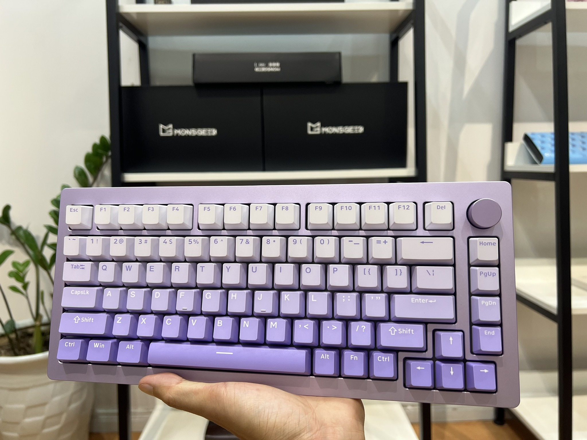 Có bảo hành | Bàn phím cơ custom Monsgeek M1W 3 chế độ kết nối full ...