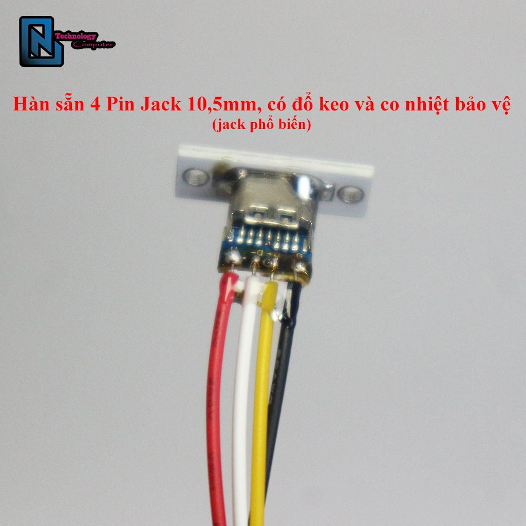 Đầu Mod Jack Type C Cái Có Bệ Gắn Ốc M2 Kèm Hàn Sẵn Bán Lẻ Dành Cho Độ ...