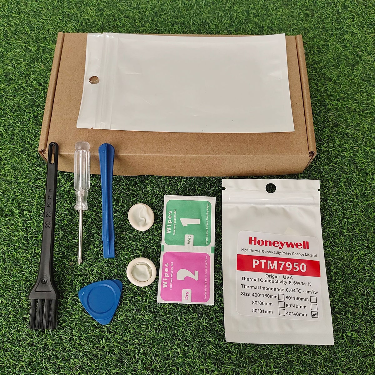 Tấm tản nhiệt CPU GPU Honeywell PTM7950 miếng dán tản nhiệt Honeywell ...