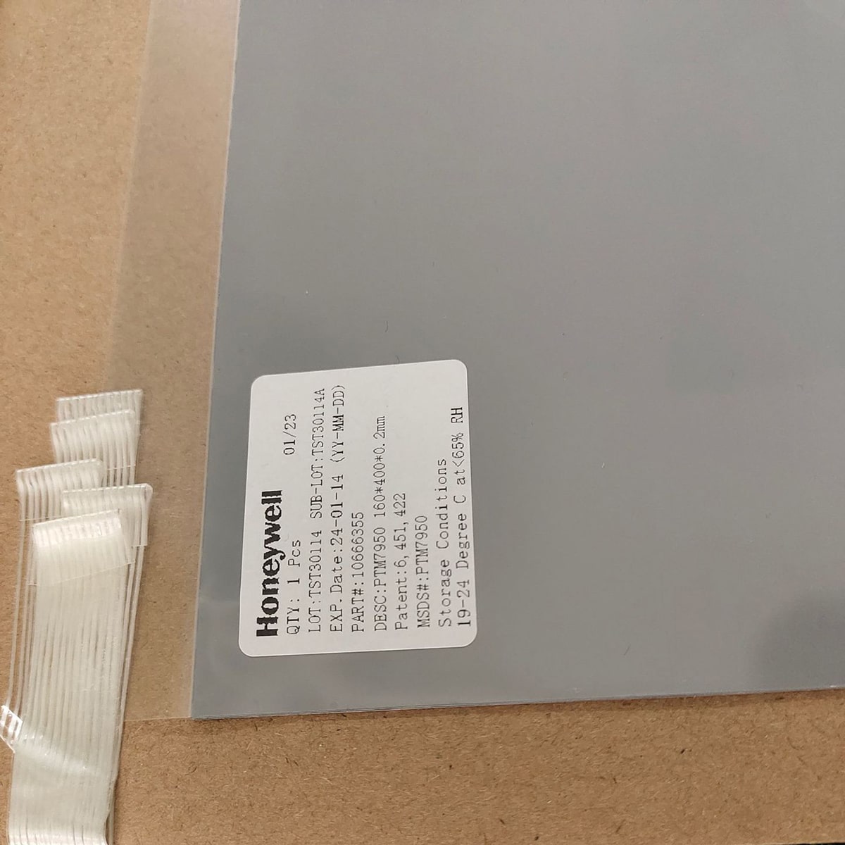 Tấm tản nhiệt CPU GPU Honeywell PTM7950 miếng dán tản nhiệt Honeywell ...