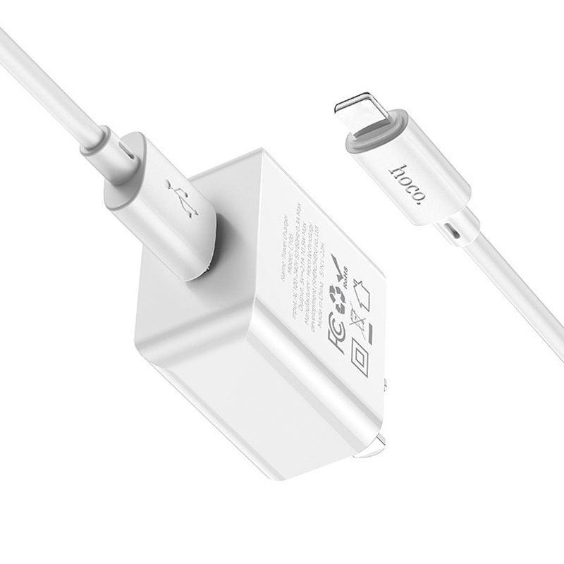 Bộ Củ Cốc Sạc Nhanh Hoco C106 10.5W Chính Hãng, Kèm Dây Sạc, Cao Cấp, Chống Đứt - Cho Điện Thoại ...