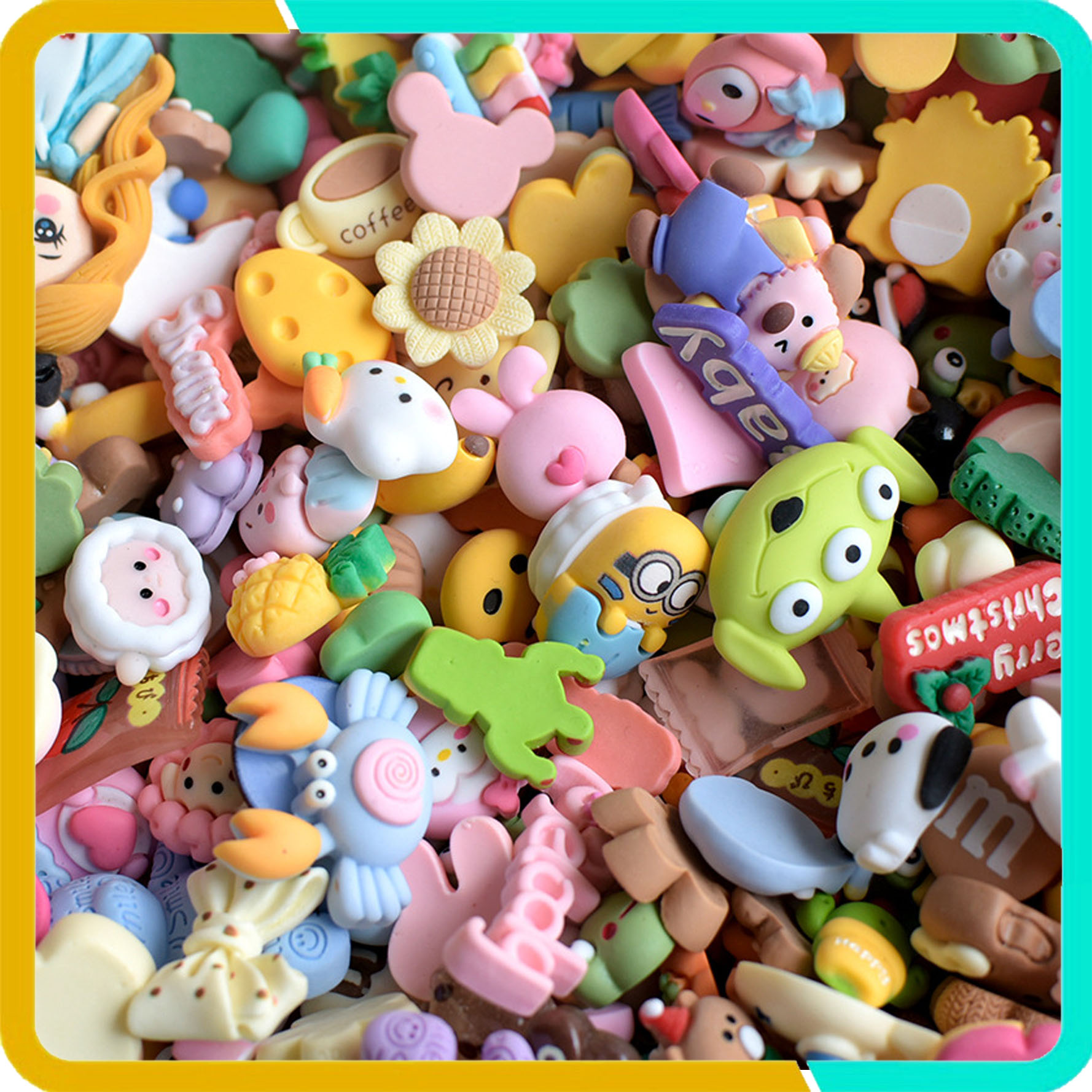 Sticker, Jibbitz, Charm Trang Trí Dép (1 cái), Đã Có Sẵn Nút Gắn Vào ...