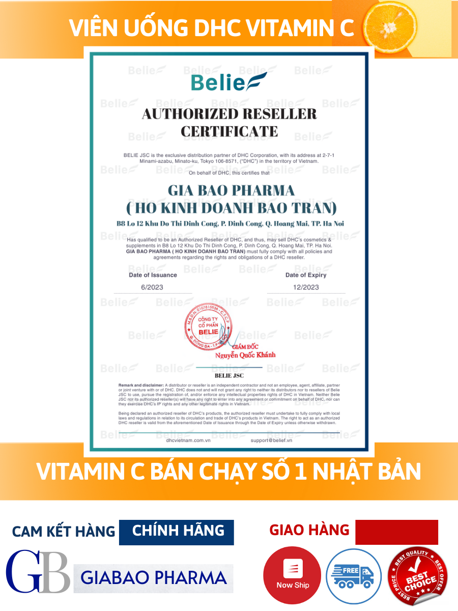 COMBO L cystine 500mg 60 viên + Vitamin C 60 viên DHC hỗ trợ trắng da ...