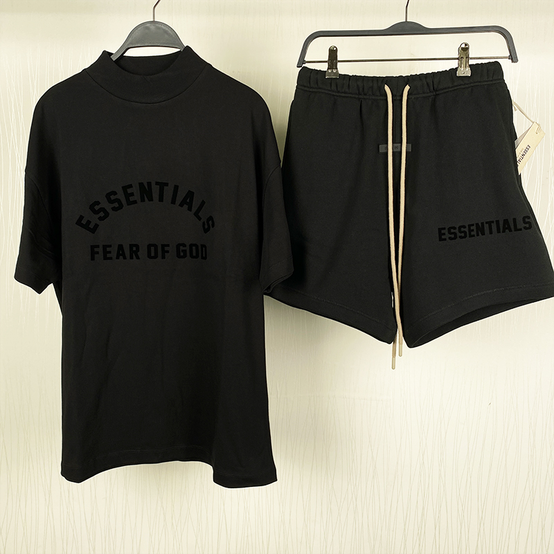 [BEST QUALITY] Áo thun Fear Of God FOG Essentials SS23 Jet Black bản cao cấp, Áo tee FOG ...