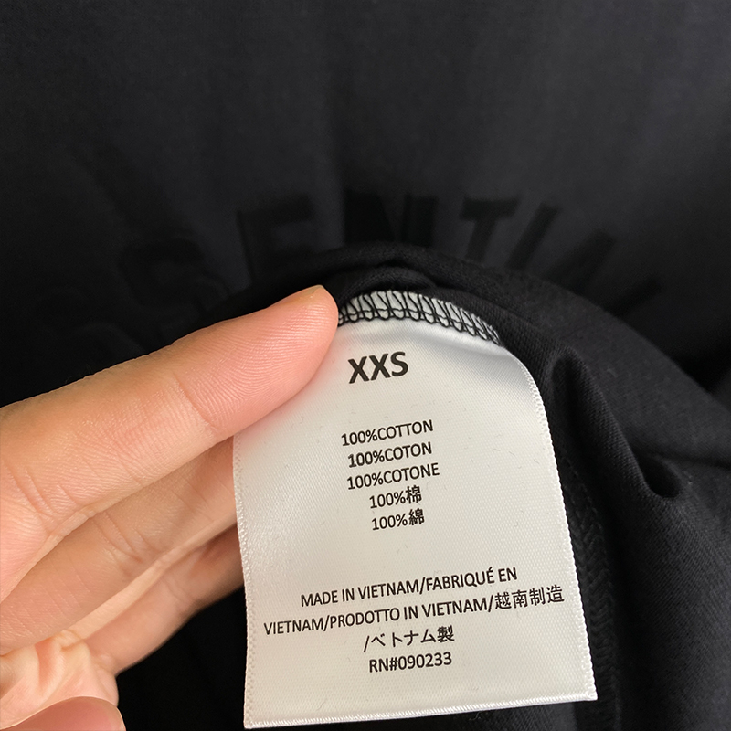 [BEST QUALITY] Áo thun Fear Of God FOG Essentials SS23 Jet Black bản ...