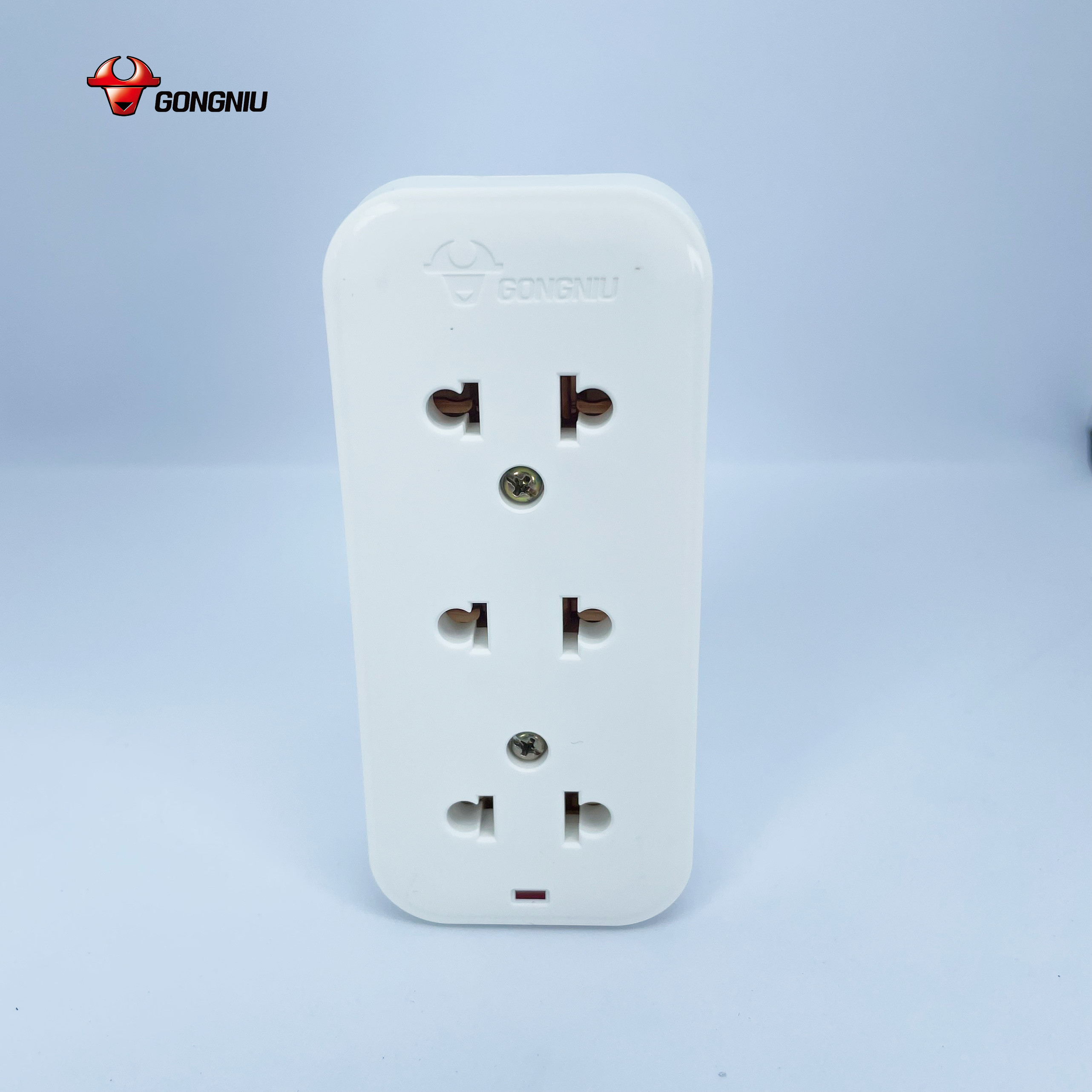 Ổ Cắm Điện Chống Cháy Gongniu 3 Ổ Mini Có Đầu Chờ Nối Dây 2500W/10A (103) - Chính Hãng | Shopee ...