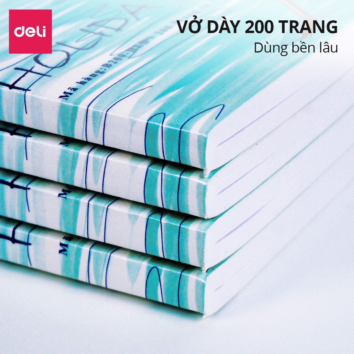 Vở Kẻ Ngang Học Sinh Deli - Vở A4 200 260 Trang - Tập Kẻ Ngang Giấy Dày ...