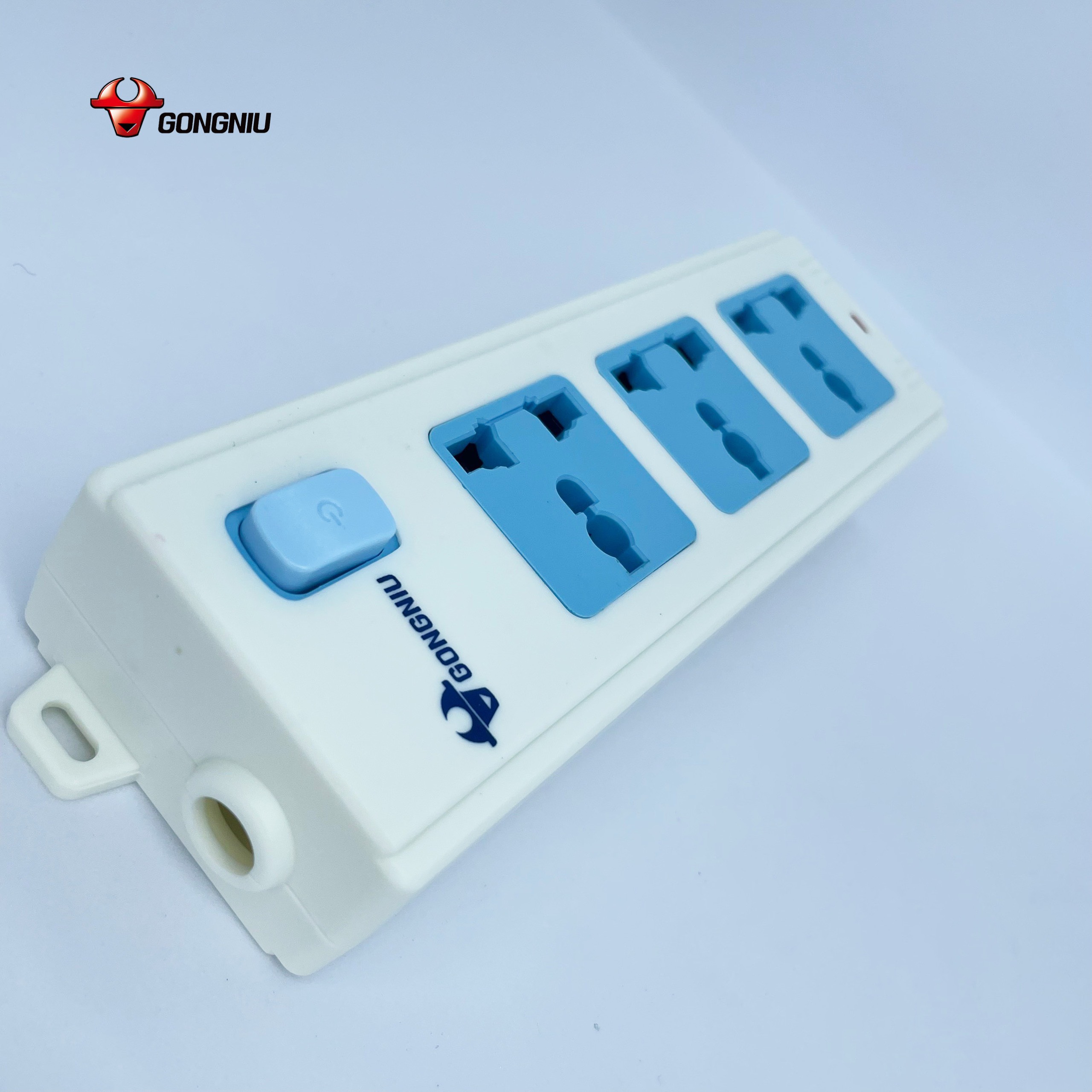 Ổ Cắm Điện Chống Cháy Không Dây GONGNIU - 3 Ổ Đa Năng 1 Công Tắc - 2500W/10A- 413K - Chính Hãng ...
