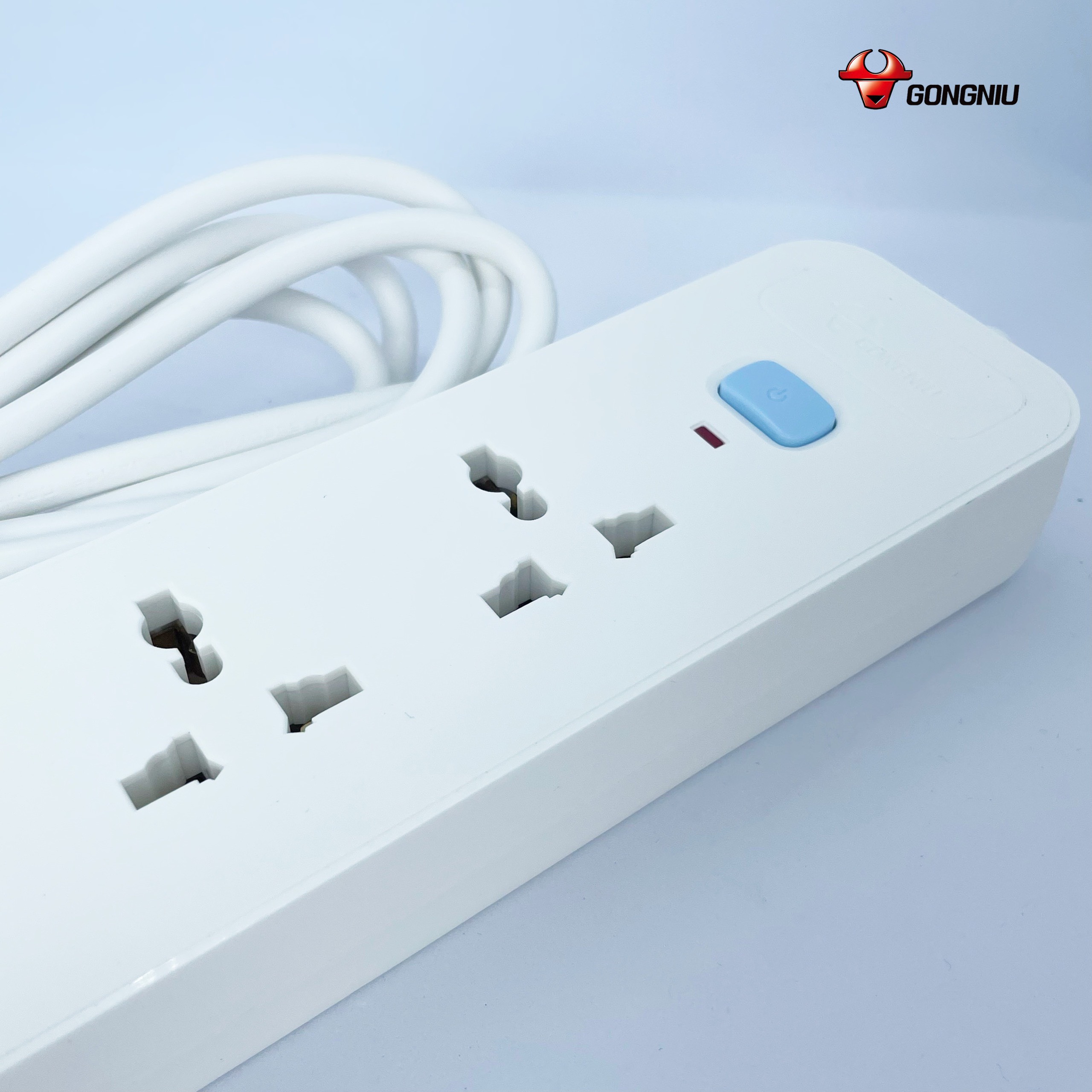 Ổ Cắm Điện Chống Cháy GONGNIU - 5 Ổ Đa Năng 1 Công Tắc – Công Suất 10A/250/2500W – N1050 ...