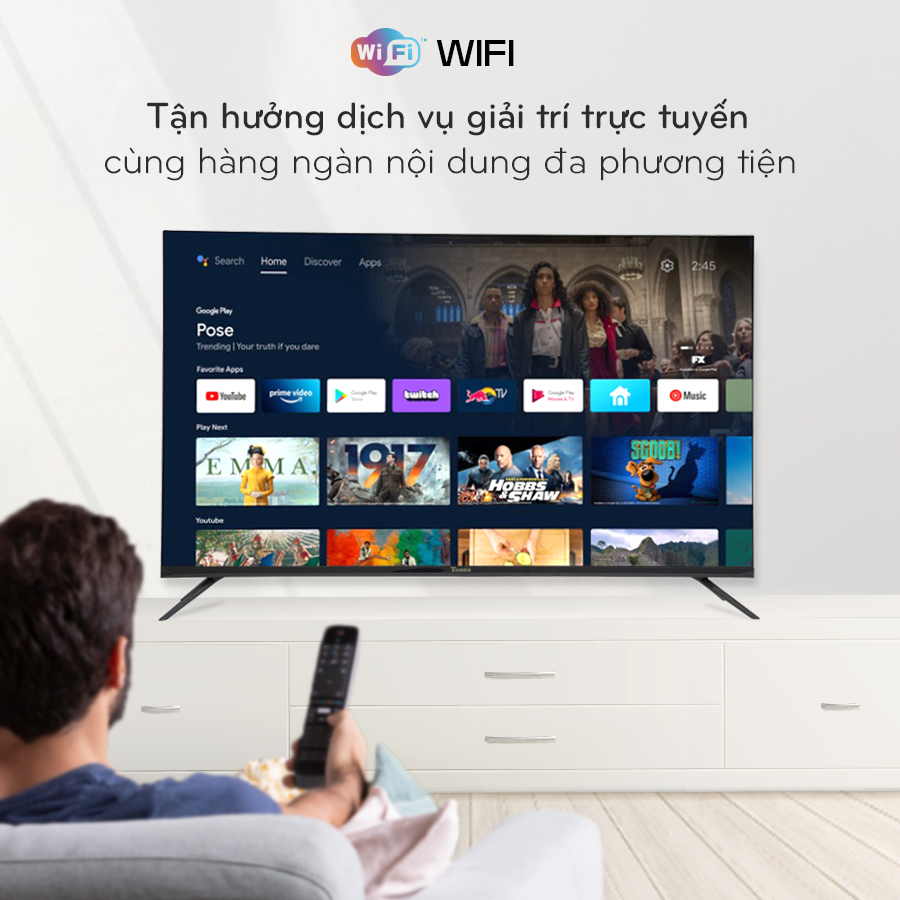 Smart Tivi 55 inch màn hình kích thước 55 inch UHD Tomko T55U8-1 ...
