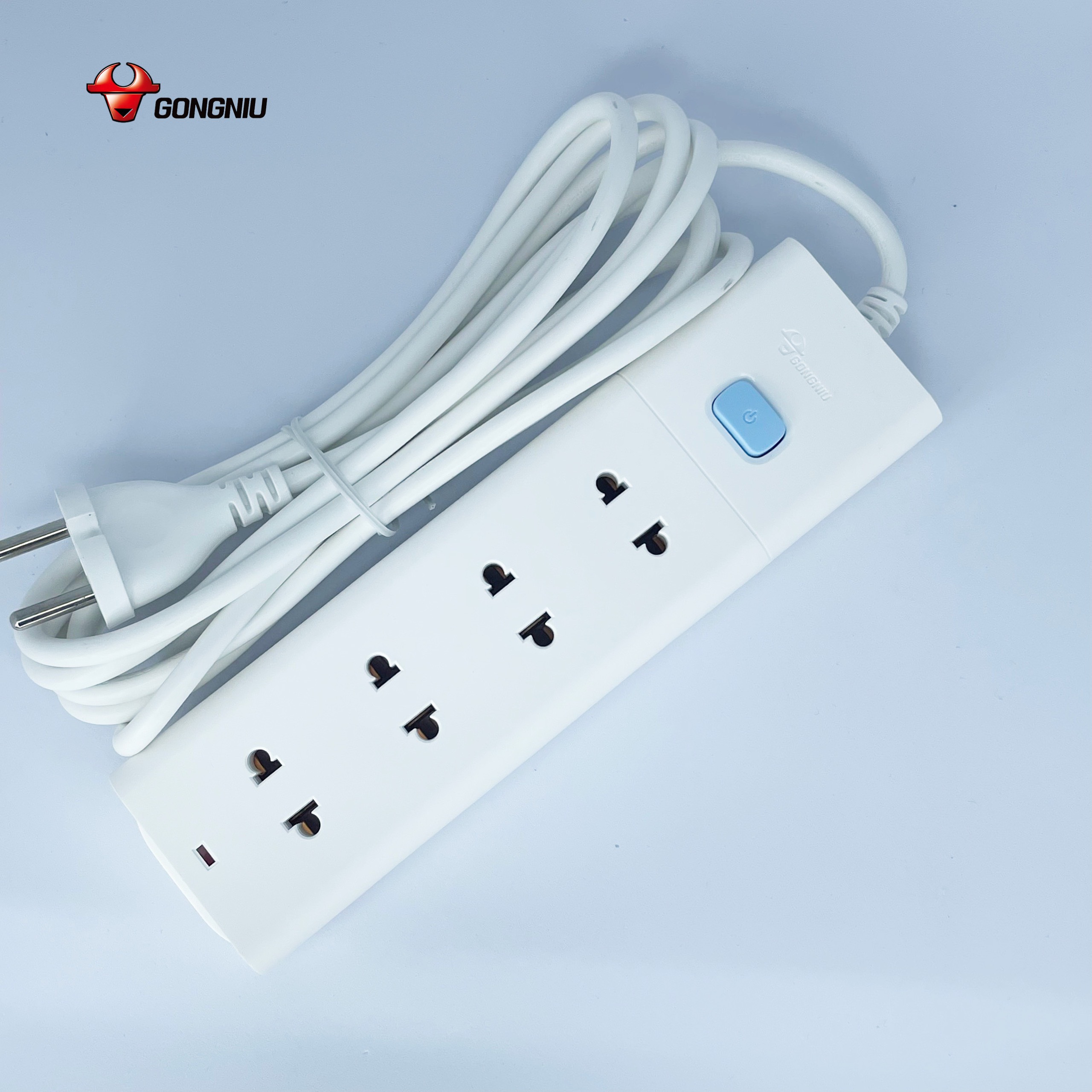 Ổ Cắm Điện Chống Cháy GONGNIU - 4 ổ 1 Công Tắc - 2500W 10A - V1040 - Chính Hãng | Shopee Việt Nam