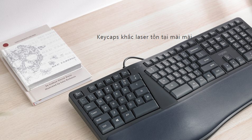 Bàn Phím Công Thái Học Có Dây Rapoo NK8800 - Hàng Chính Hãng | Shopee Việt Nam
