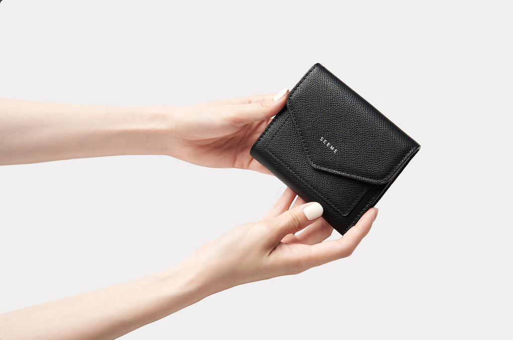 Ví nữ đựng tiền nắp gập mini SEEME Jira Wallet | Shopee Việt Nam