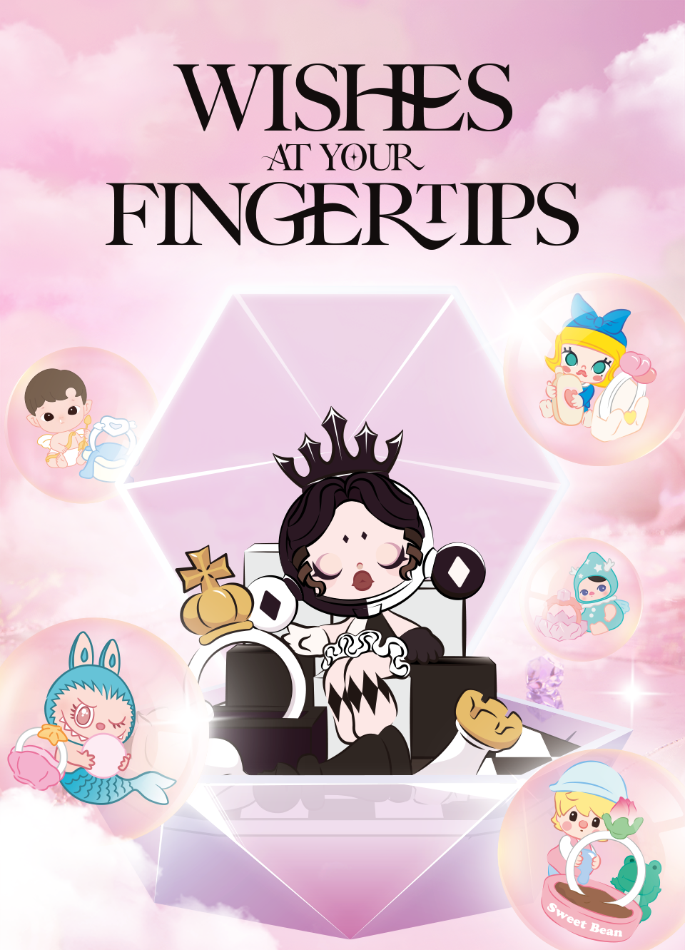 POP MART Mô Hình Wishes at Your Fingertips Series Scene Set | Shopee ...