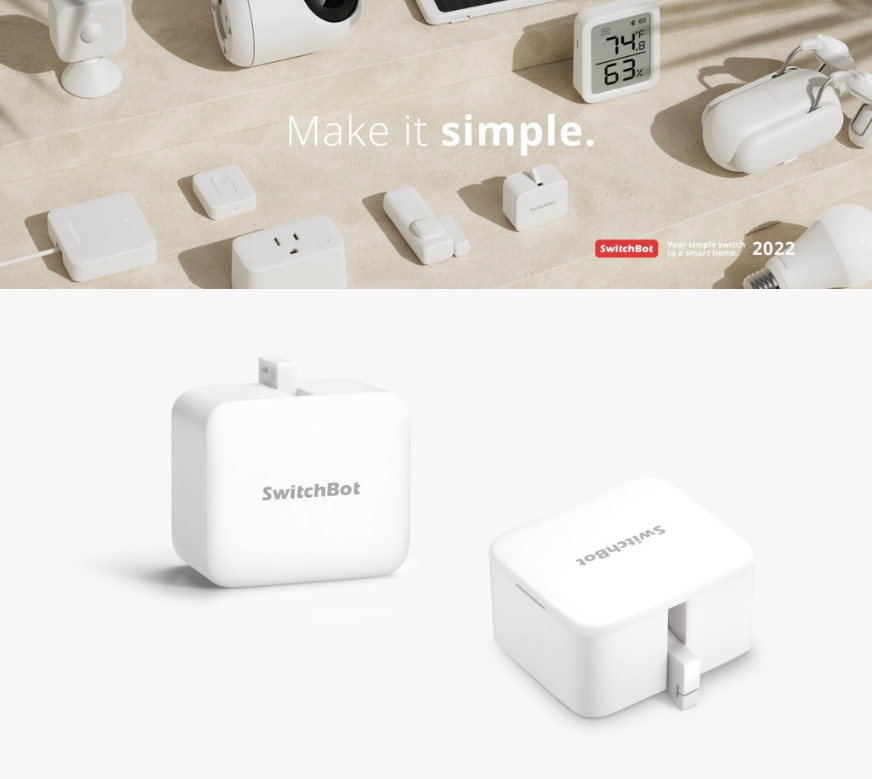 SwitchBot Bot - Công tắc thông minh SwitchBot - Kết nối Bluetooth, pin 600 ngày, điều khiển công ...