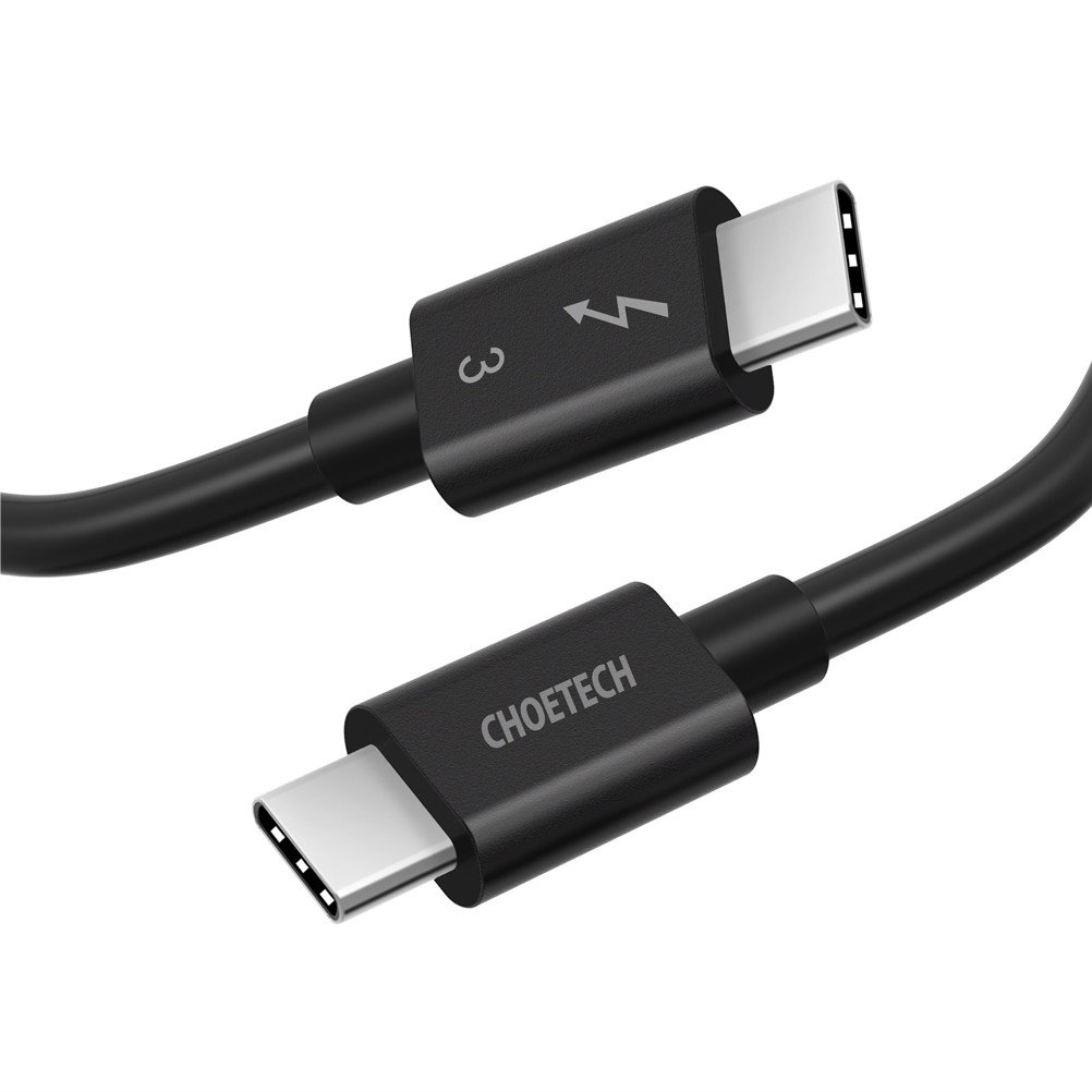 Dây Cáp Type C To C Thunderbolt 3 Dài 80cm Sạc Nhanh 100W 40Gbps 5K ...