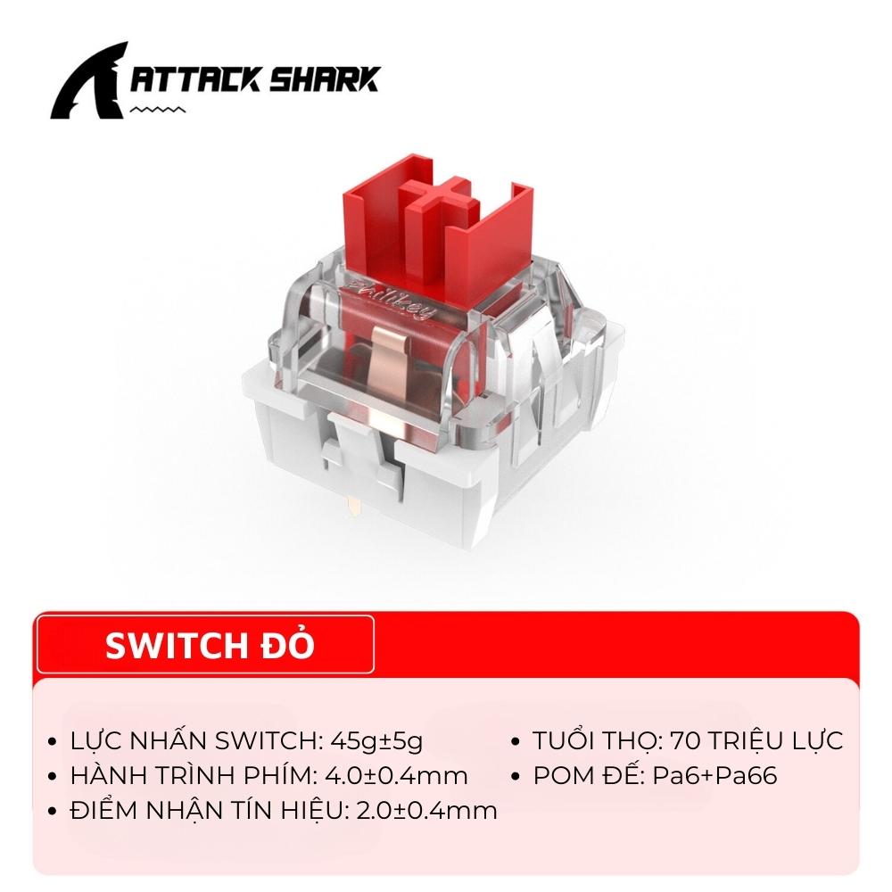 Switch Bàn Phím Cơ Gaming ZiyouLang Công Tắc Phím Attack Shark Blue ...