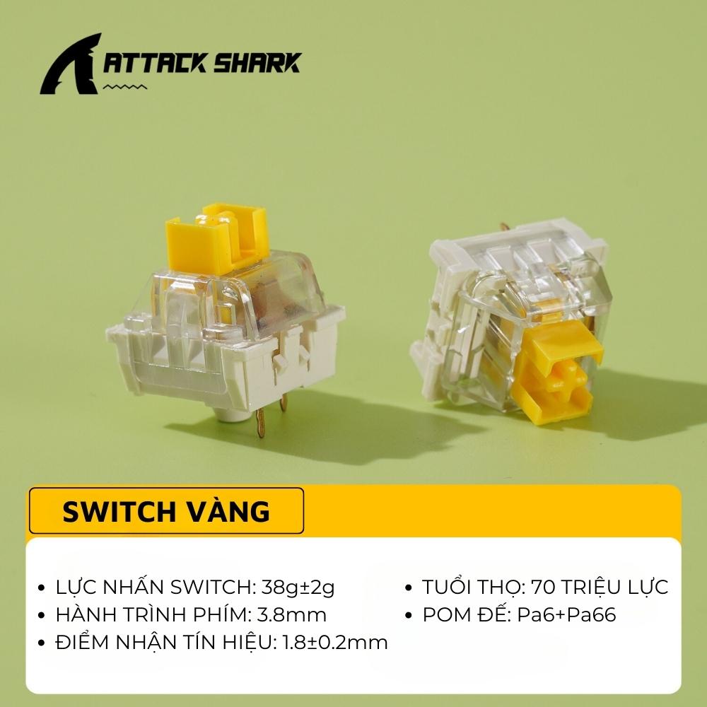 Switch Bàn Phím Cơ Gaming ZiyouLang Công Tắc Phím Attack Shark Blue ...